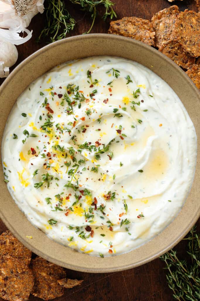 Whipped Ricotta Dip - The Healthful Ideas
