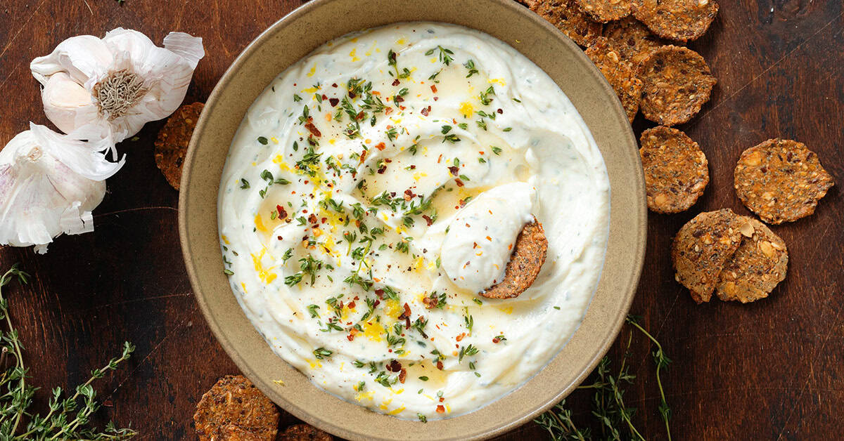Whipped Ricotta Dip - The Healthful Ideas