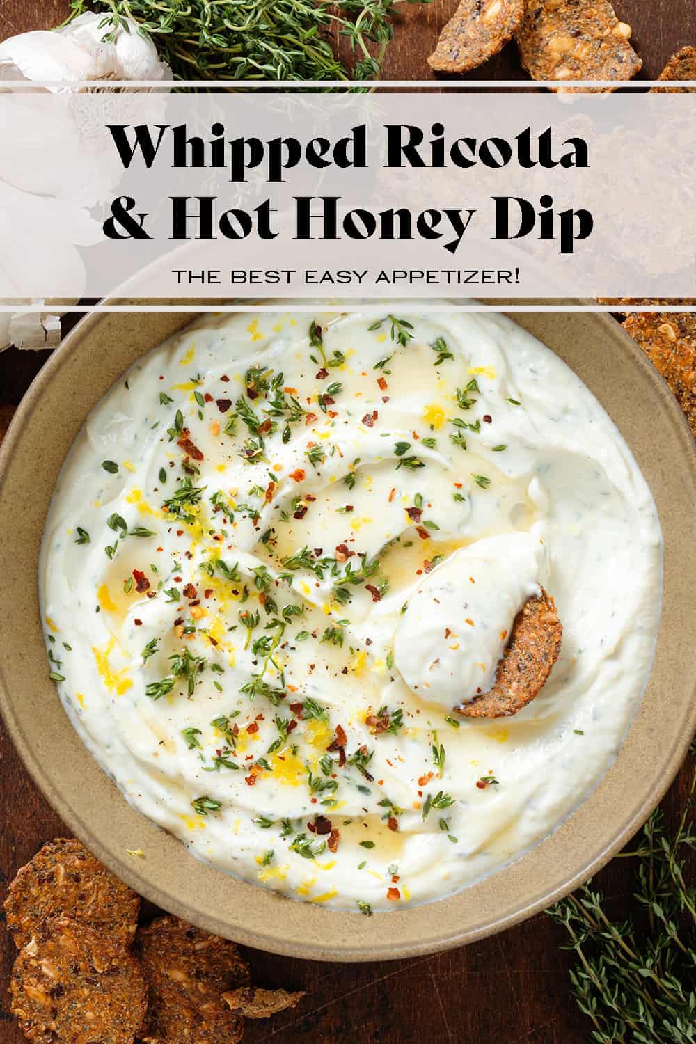 Whipped Ricotta Dip - The Healthful Ideas