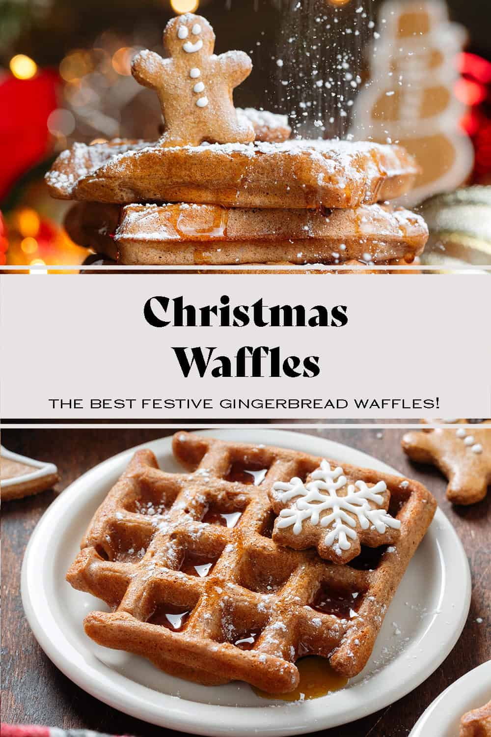 Christmas Waffles - The Healthful Ideas