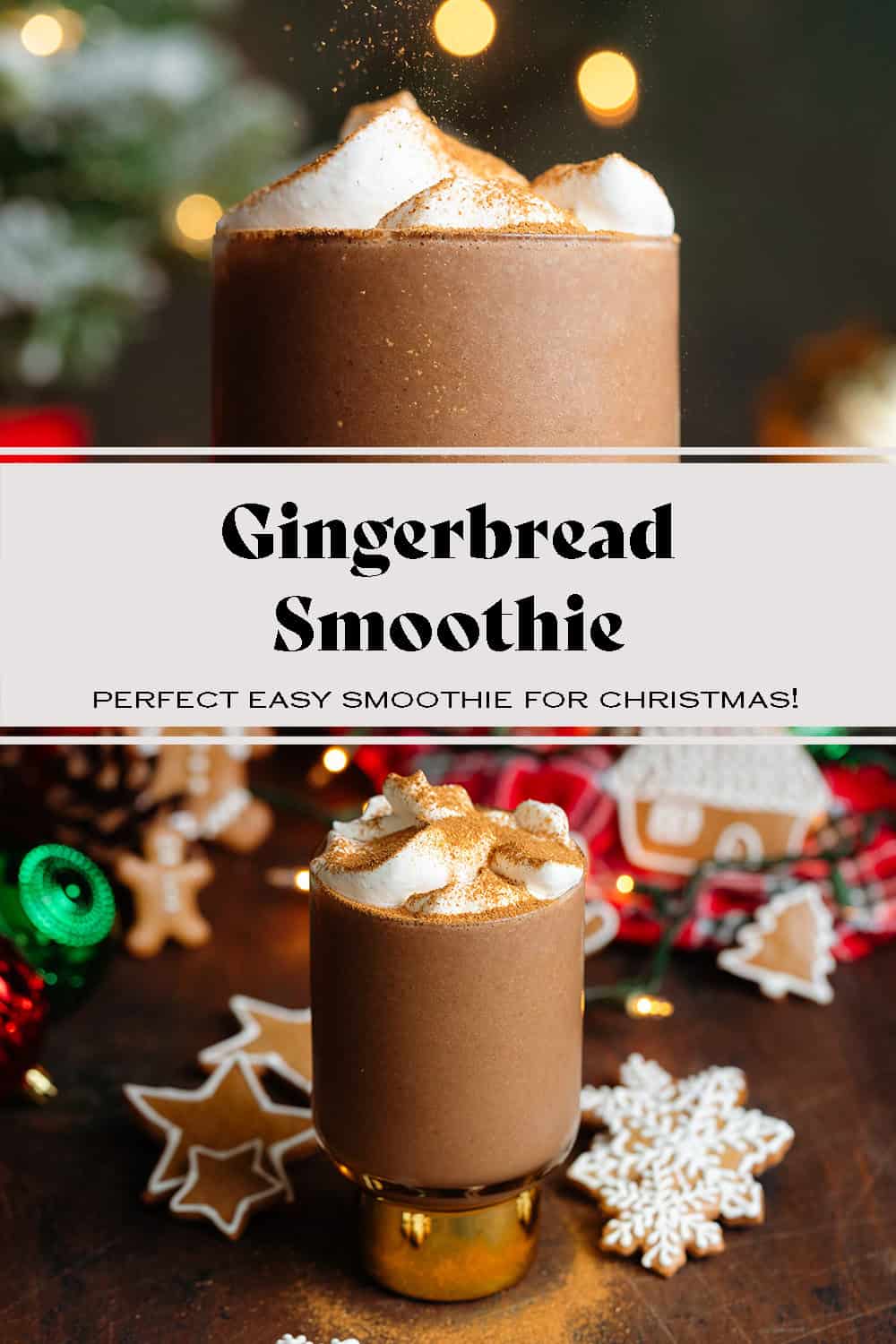 Gingerbread Smoothie - The Healthful Ideas