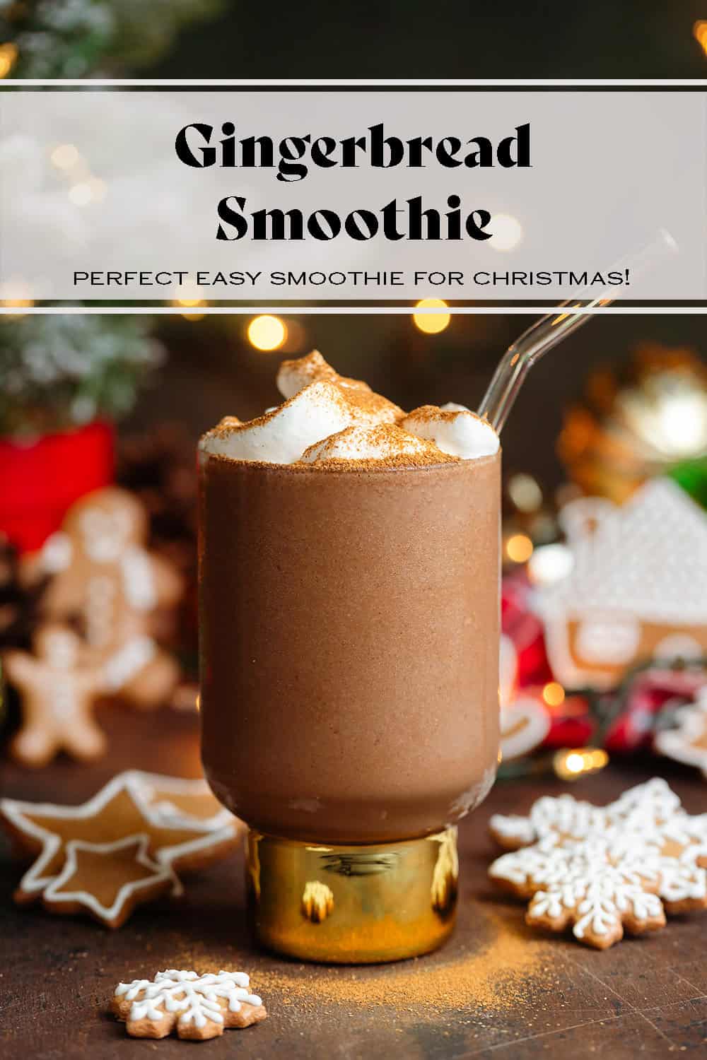 Gingerbread Smoothie - The Healthful Ideas