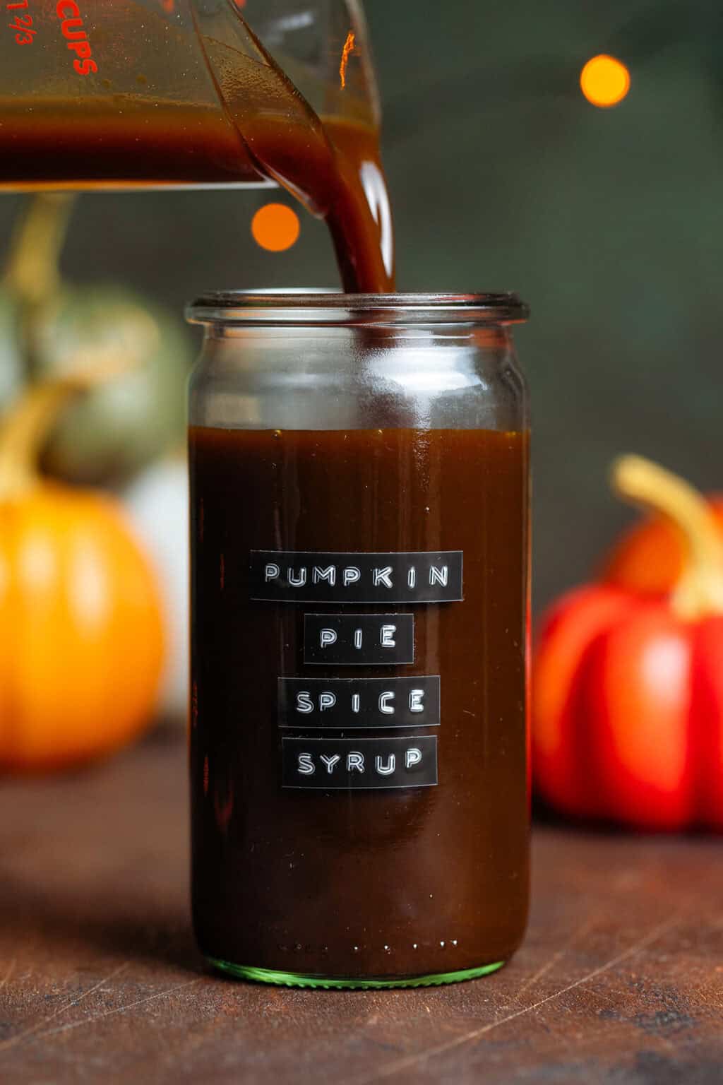 Pumpkin Spice Simple Syrup - The Healthful Ideas