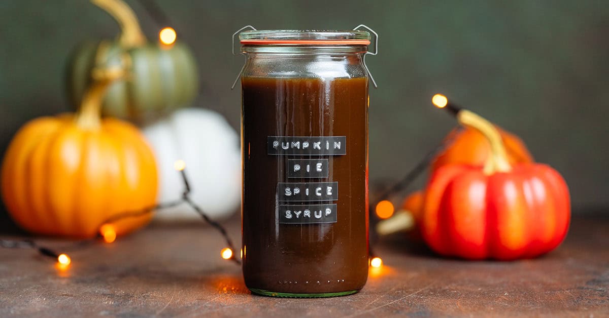 Pumpkin Spice Simple Syrup - The Healthful Ideas