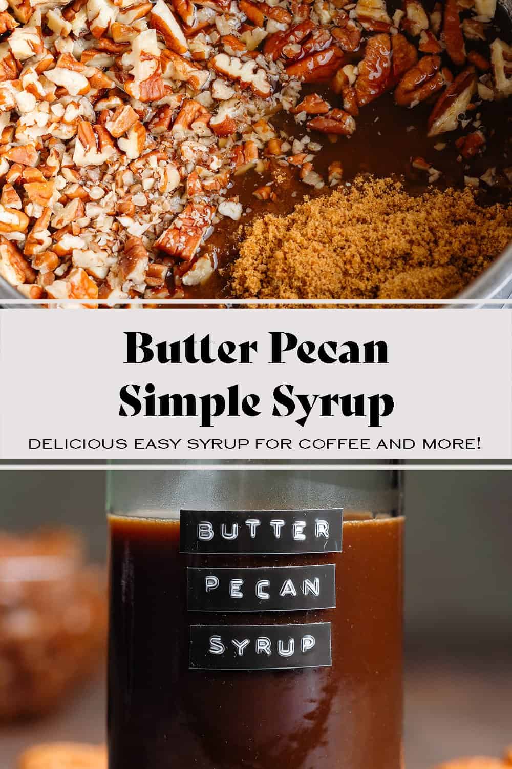 Butter Pecan Syrup - The Healthful Ideas