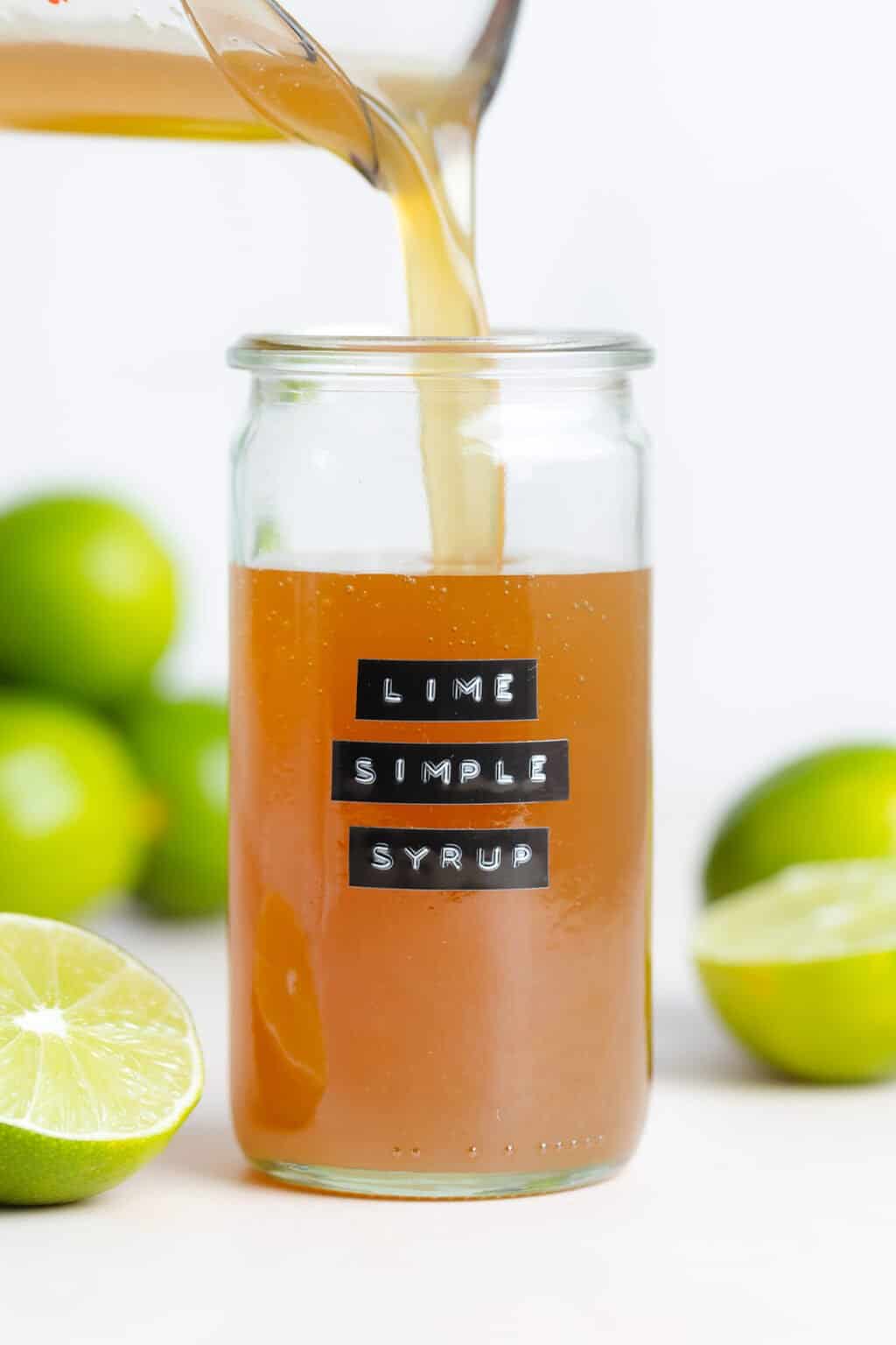 Lime Simple Syrup - The Healthful Ideas