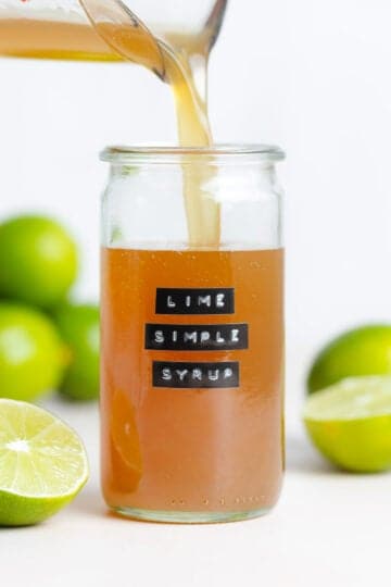 Lime Simple Syrup - The Healthful Ideas