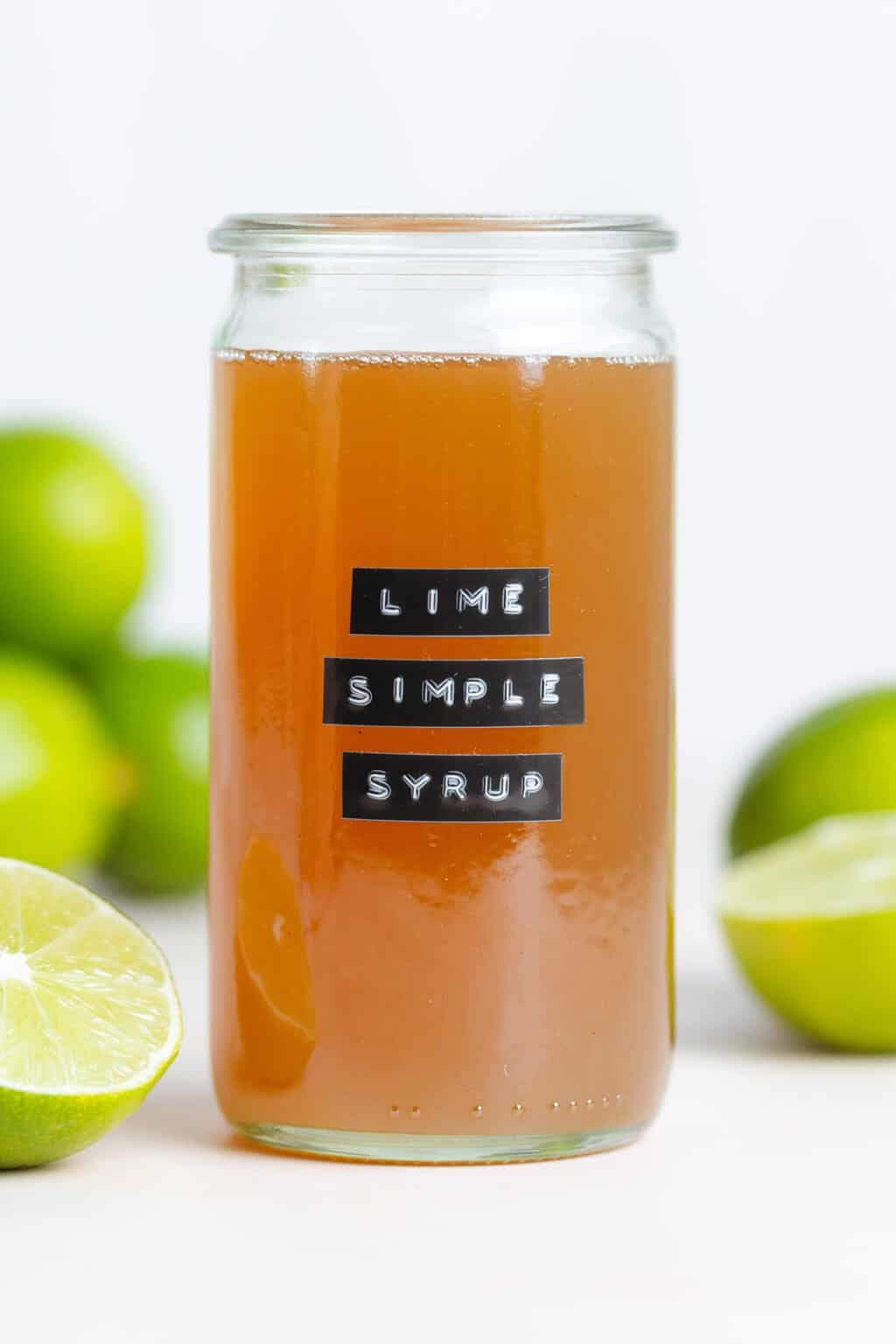 Lime Simple Syrup - The Healthful Ideas