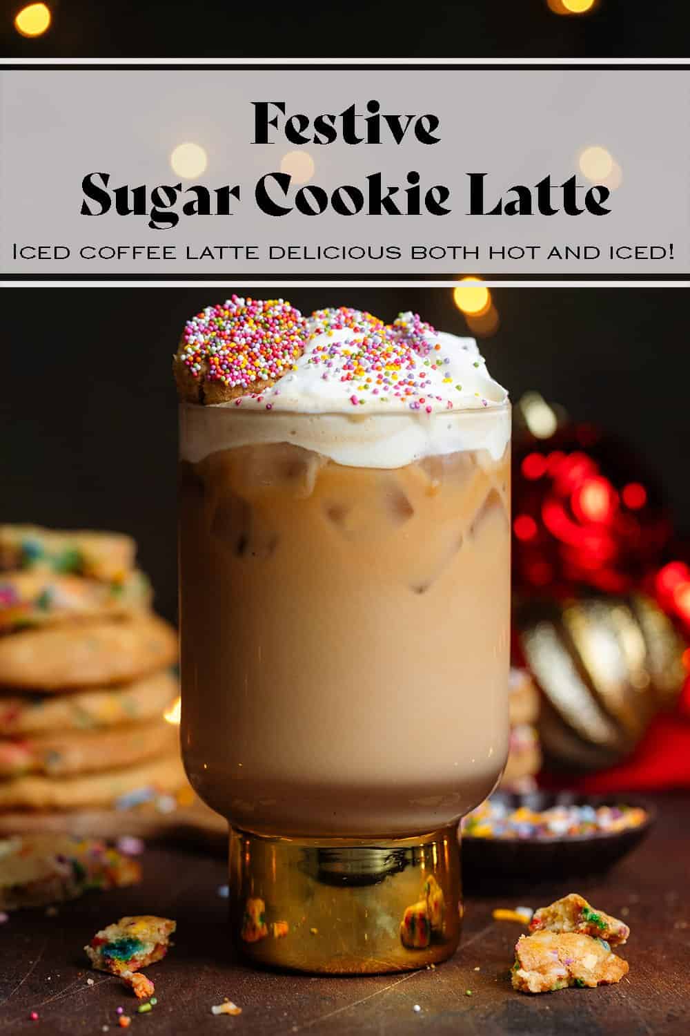 Sugar Cookie Latte - The Healthful Ideas