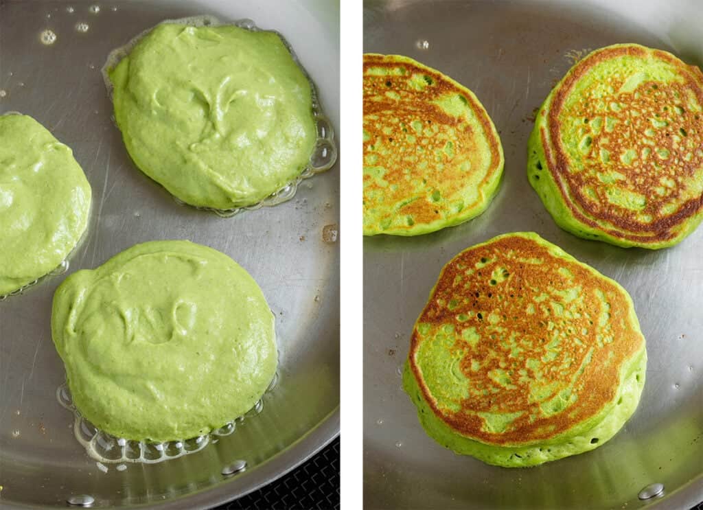 Green Pancakes - The Healthful Ideas