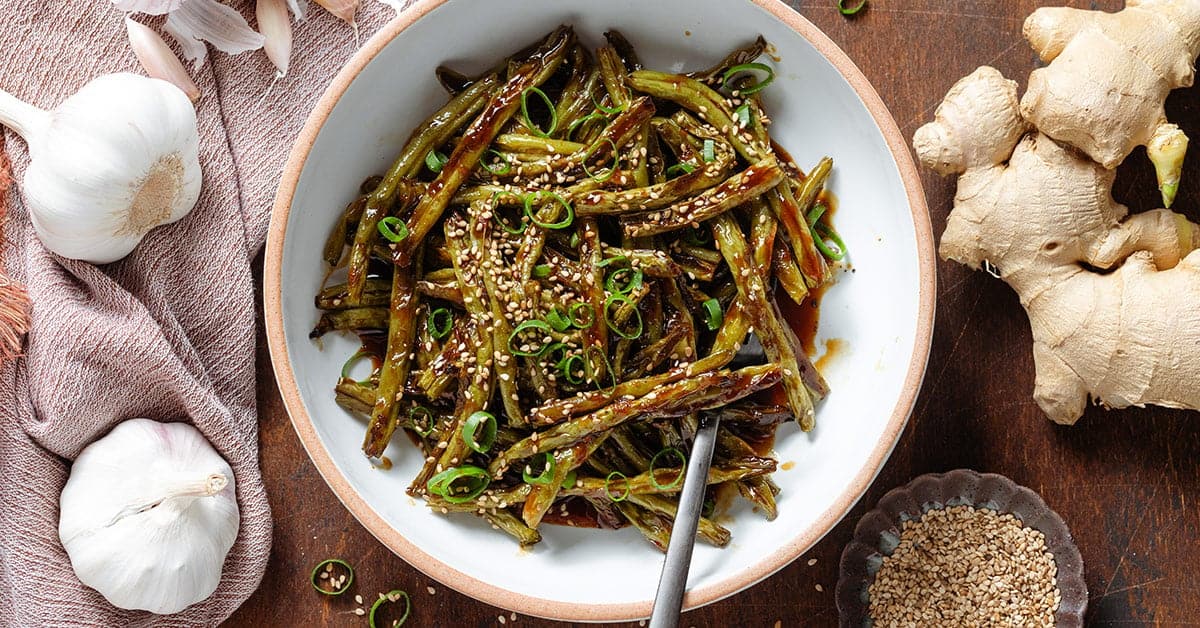 Teriyaki Green Beans - The Healthful Ideas