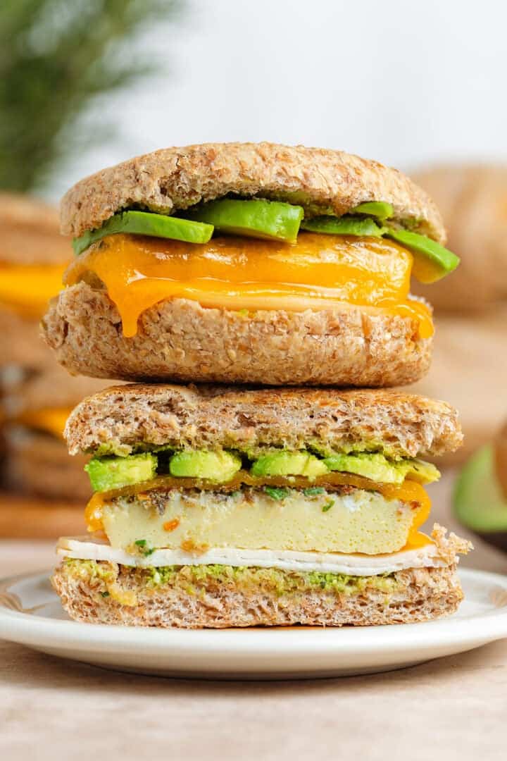 Turkey Breakfast Sandwich - The Healthful Ideas