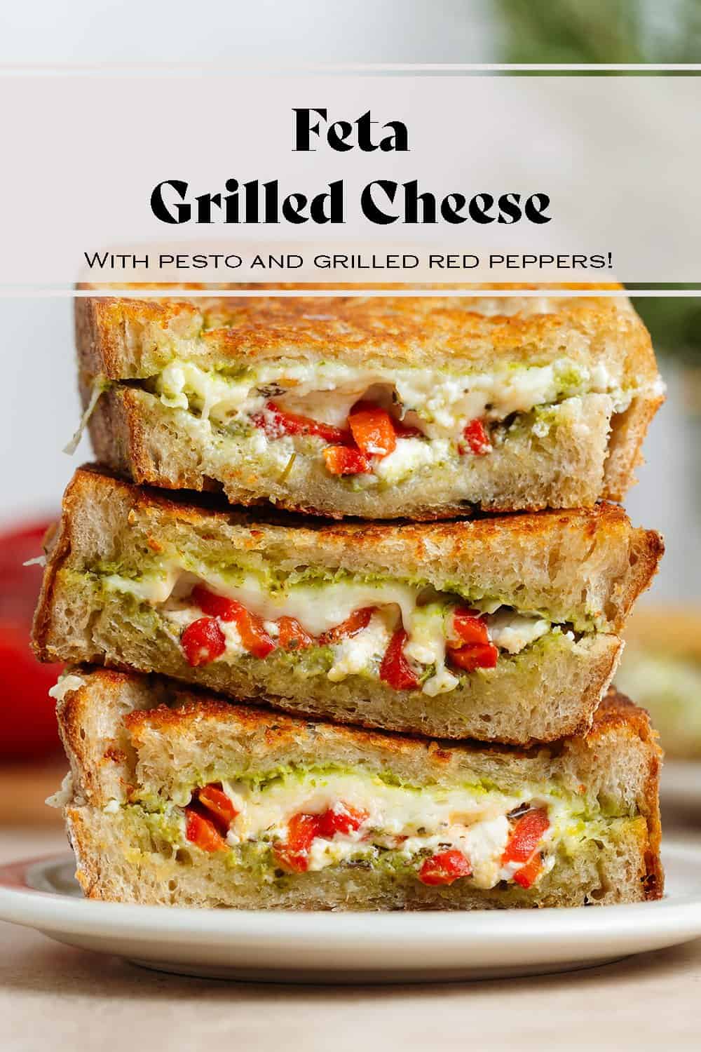 Feta Grilled Cheese - The Healthful Ideas