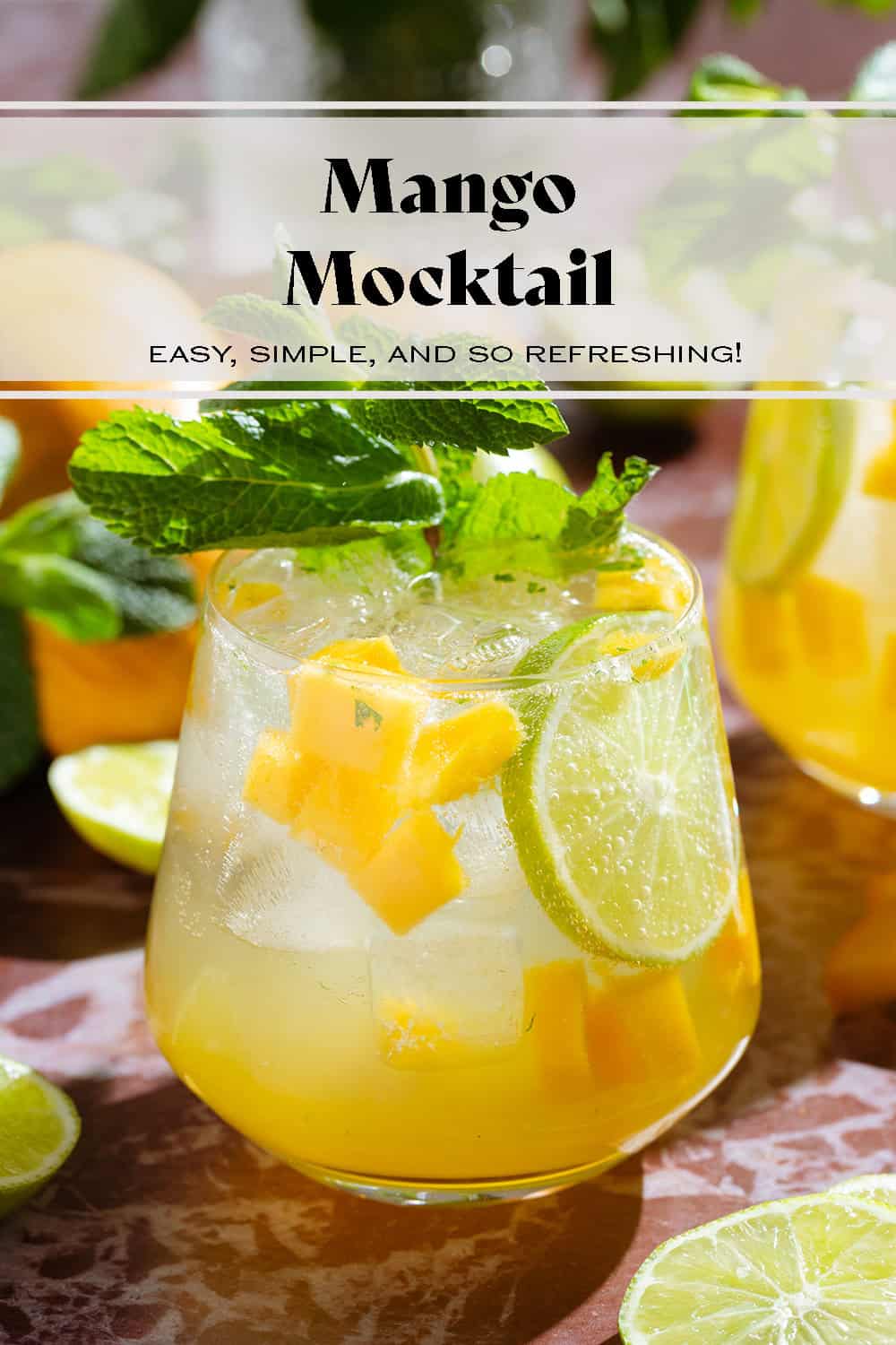 Mango Mocktail - The Healthful Ideas