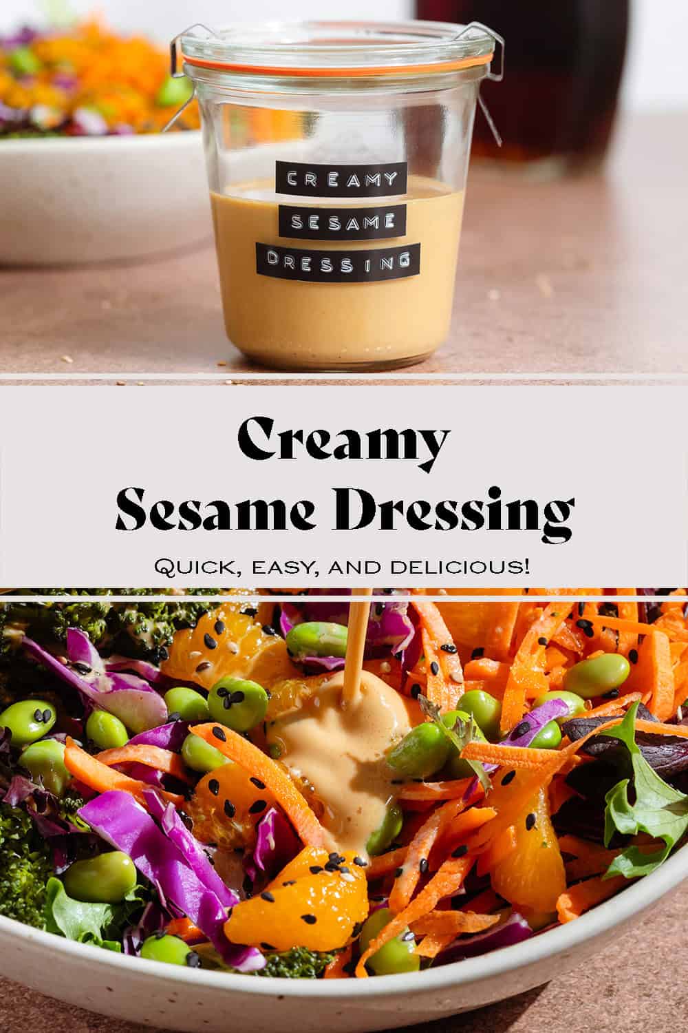 Creamy Sesame Dressing - The Healthful Ideas