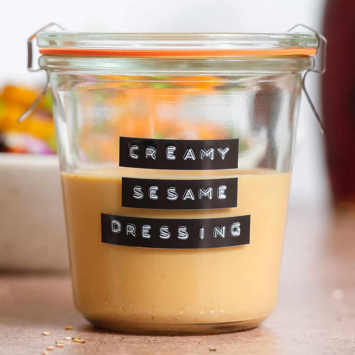 Creamy Sesame Dressing - The Healthful Ideas
