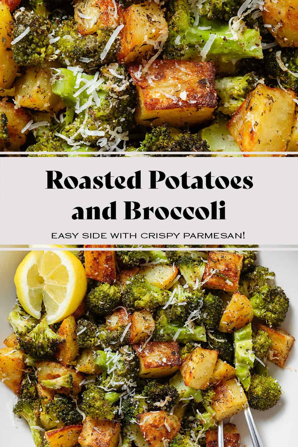 Roasted Potatoes and Broccoli - The Healthful Ideas