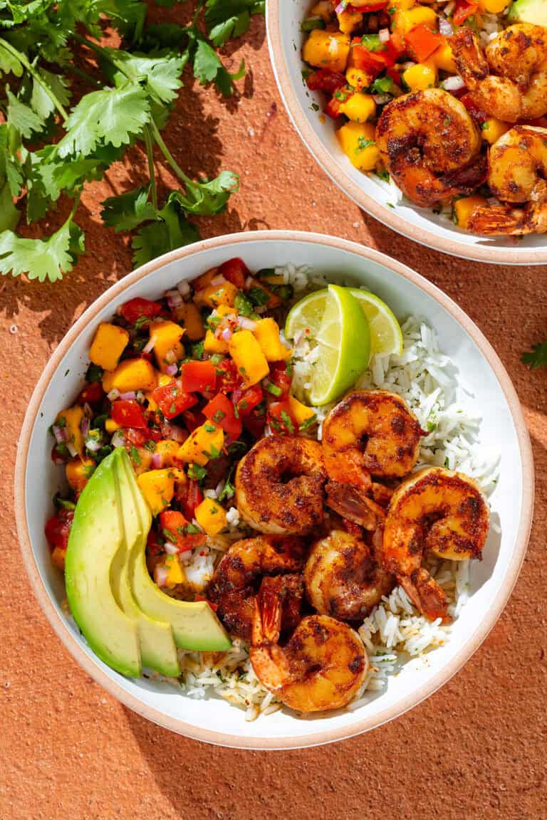 Shrimp Rice Bowl - The Healthful Ideas