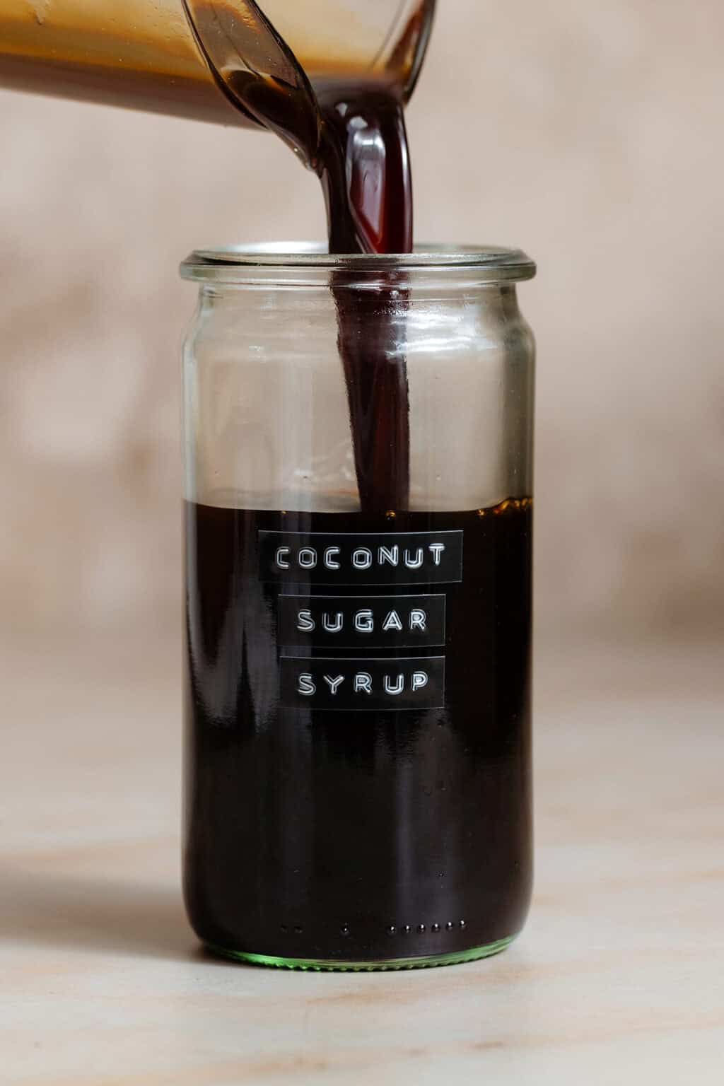 Coconut Sugar Simple Syrup - The Healthful Ideas