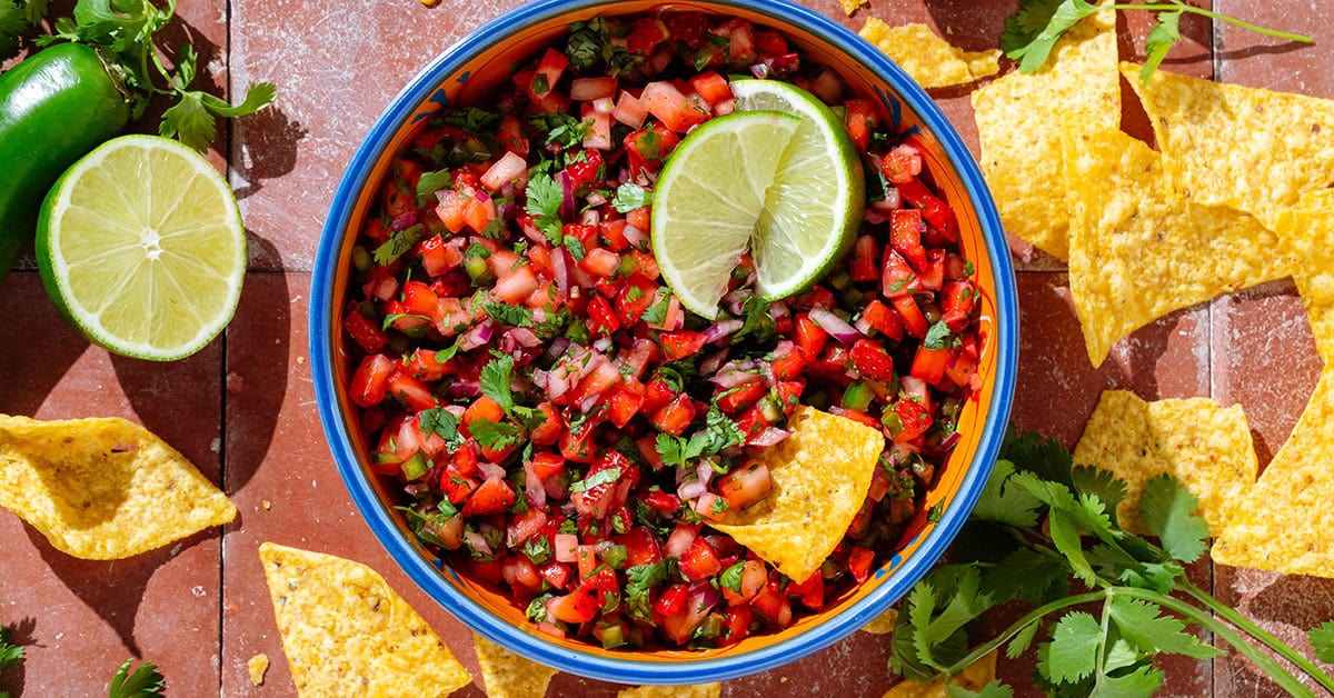 Strawberry Salsa - The Healthful Ideas